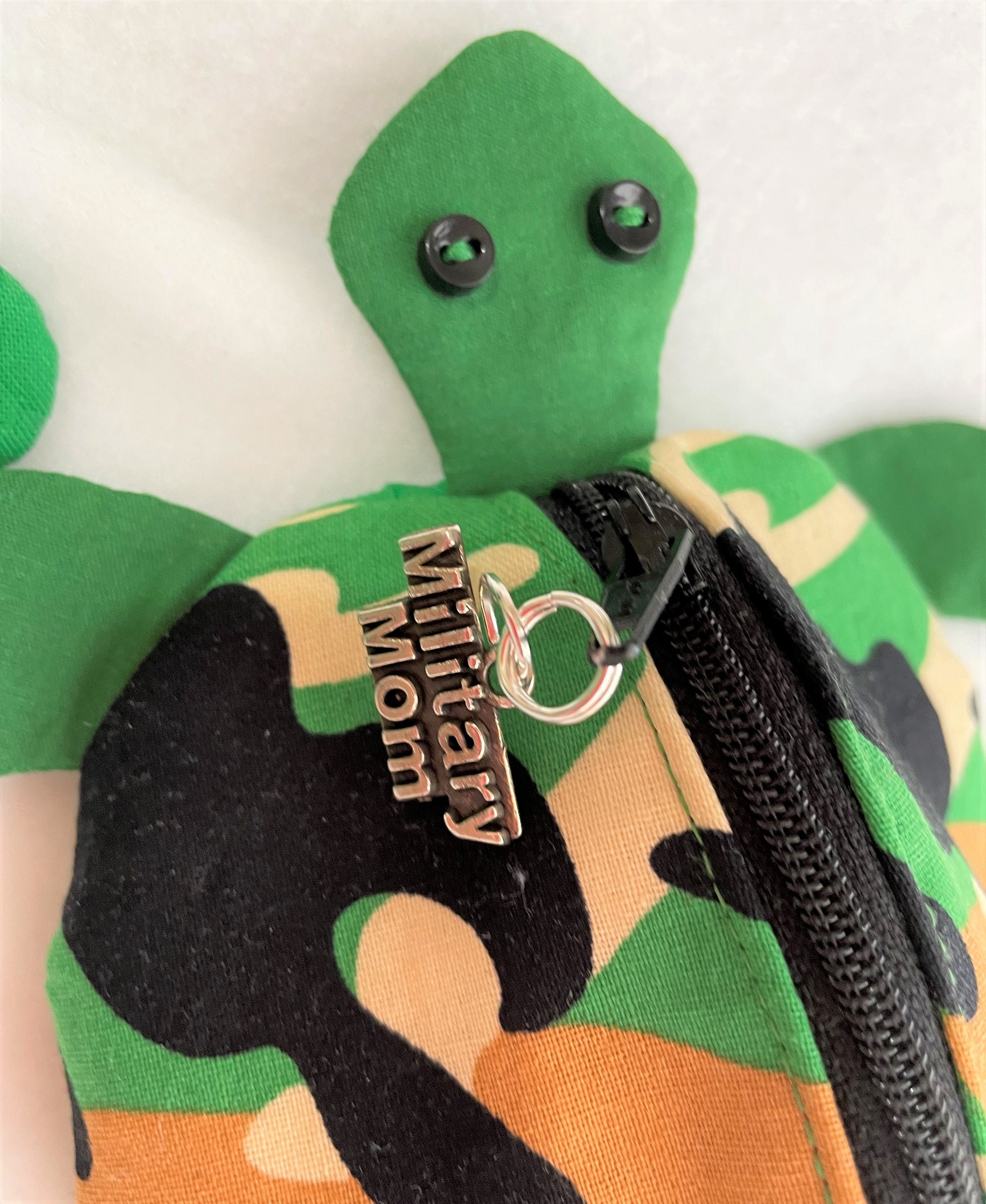 Fun Zippy Zoo Camo Turtle Shaped Small Zipper Pouch - Etsy