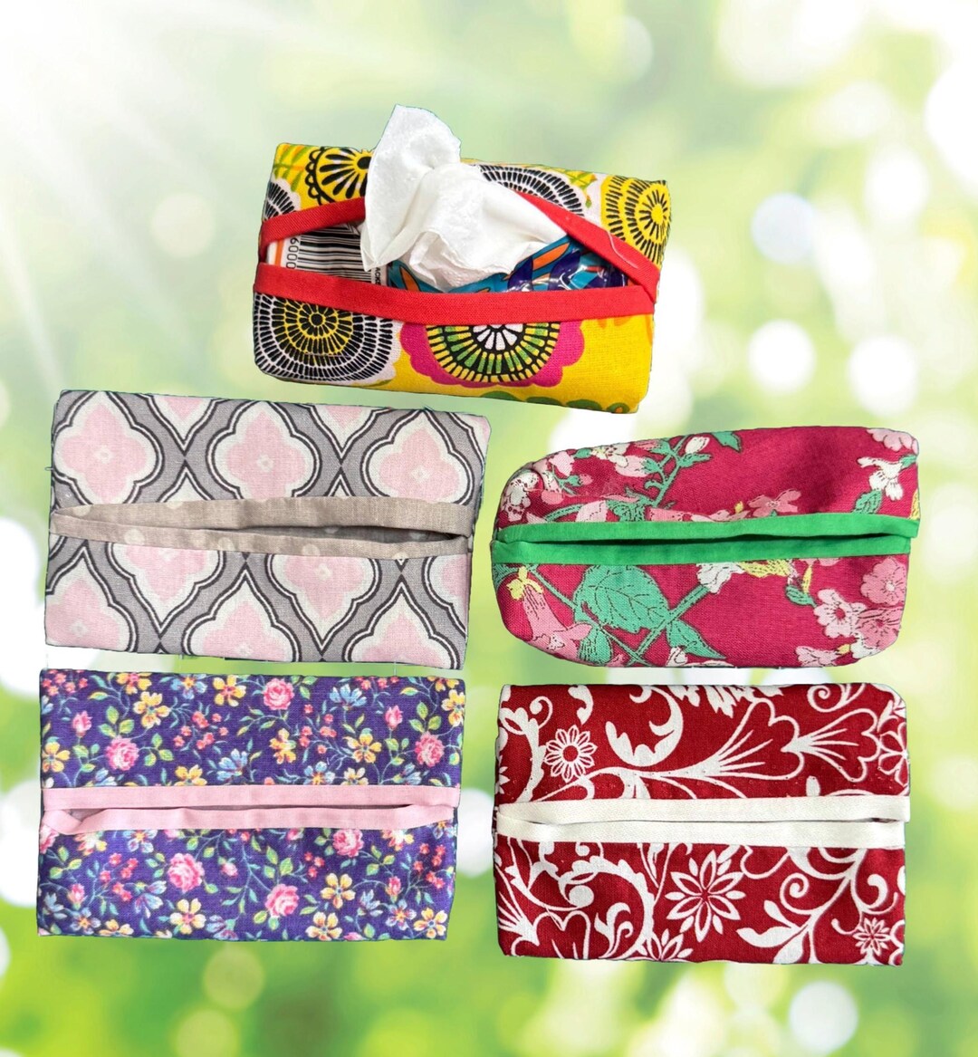 Handmade Fabric Tissue Holder: Personal Purse Pouch - Etsy