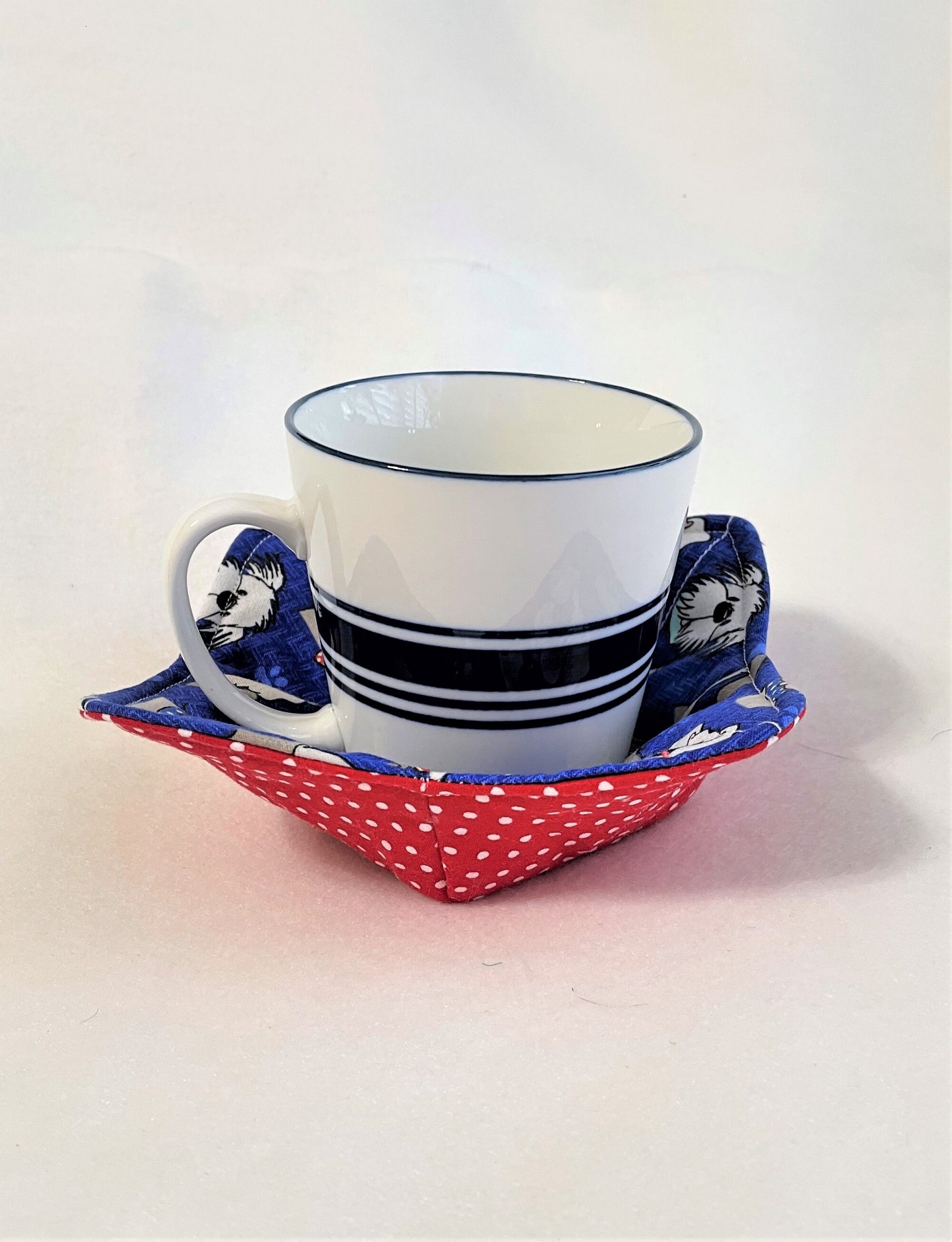 Cup Cozies Various Prints Handmade Microwaveable Cup Cozies, Quilted ...