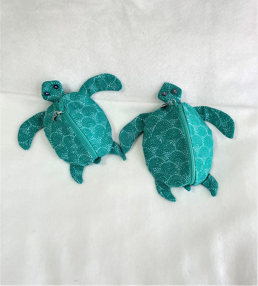 Unique Sea Turtles, Teal Turtle Shaped Animal Zippy Zoo Pouch, Knitting ...