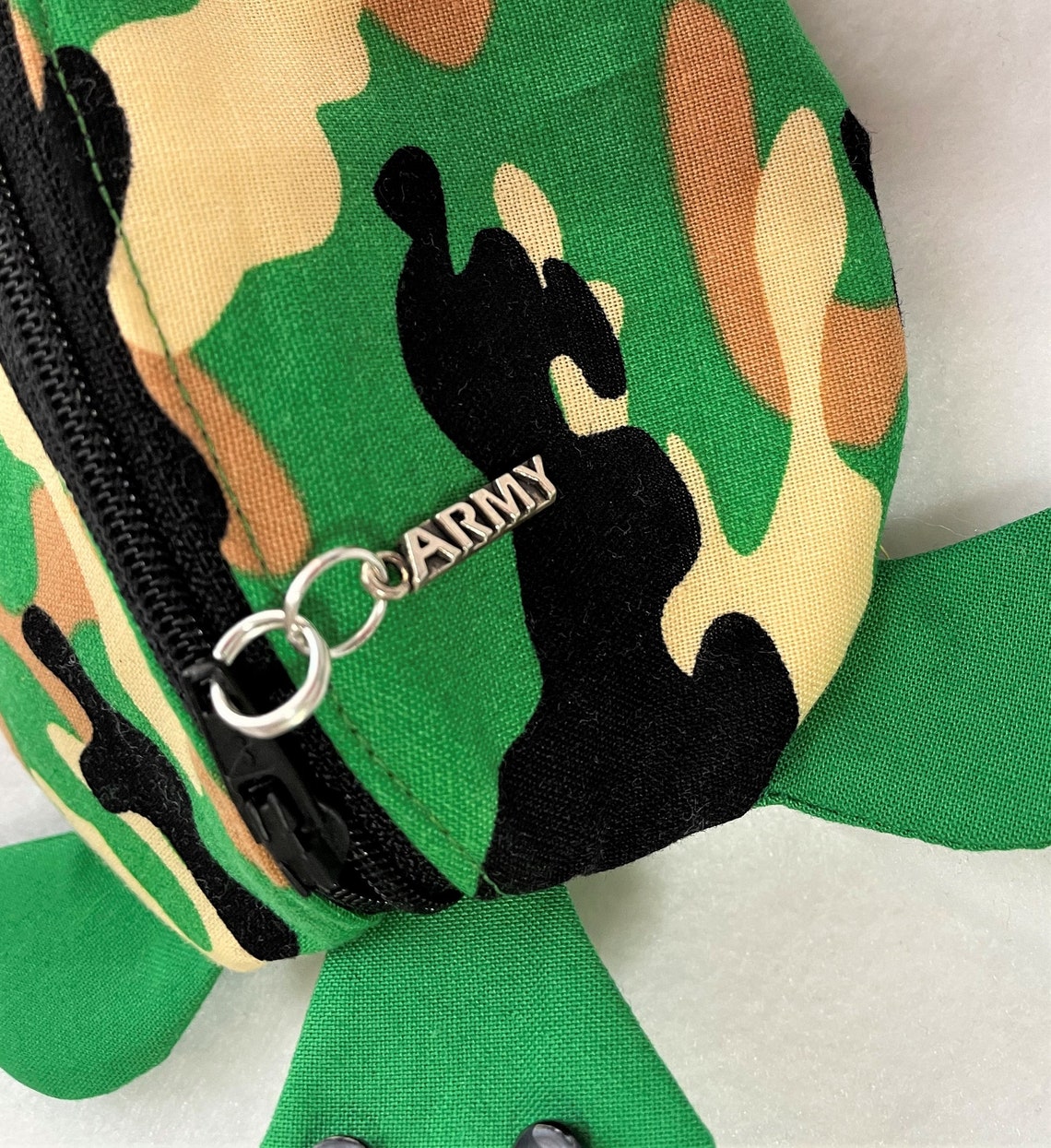 Fun Zippy Zoo Camo Turtle Shaped Small Zipper Pouch - Etsy