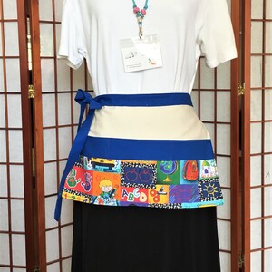 School Bus Kids Themed Big Pocket Apron, Teachers, Festival Vendor ...