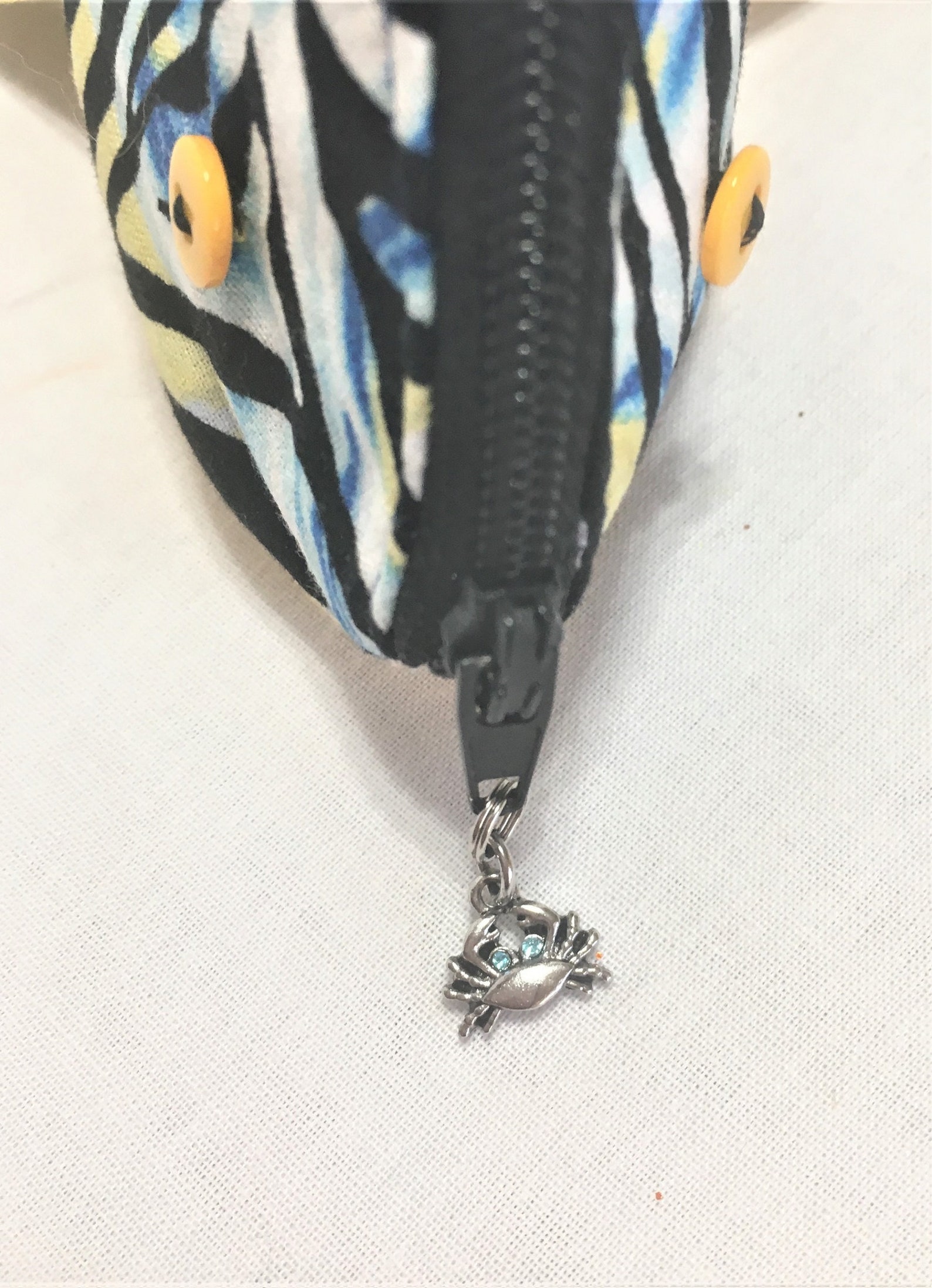 Blue Tropical Zippy Zoo Fish Shaped Zipper Pouches, Knitting/crochet ...