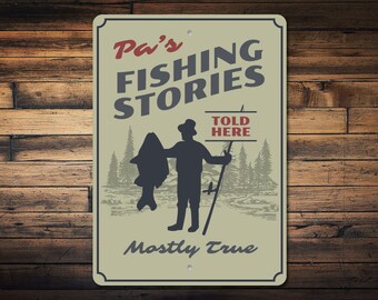 Funny fishing signs | Etsy