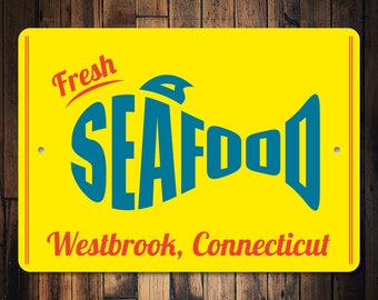 Seafood sign | Etsy