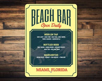 Beach bar sign | Etsy