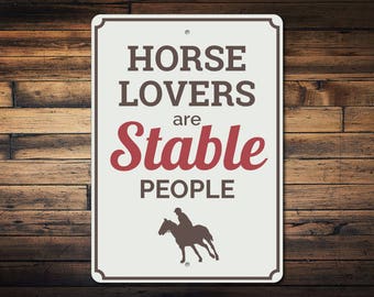 Funny horse sign | Etsy