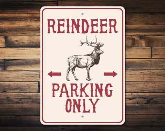 Reindeer sign | Etsy