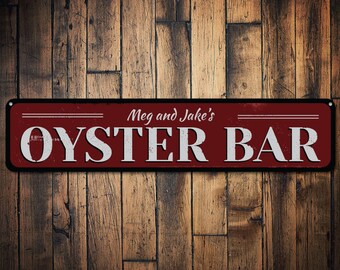 Oyster Metal Sign | Etsy