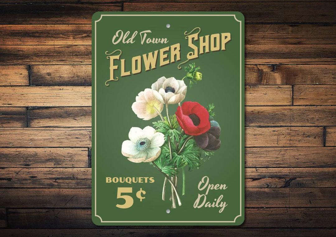 Bouquet Sign, Flower Lover Gift, Flower Decor, Flower Shop Sign, Flower ...