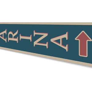 Marina Directional Sign, Custom Sign, Boat Dock Sign, Marina Decor ...