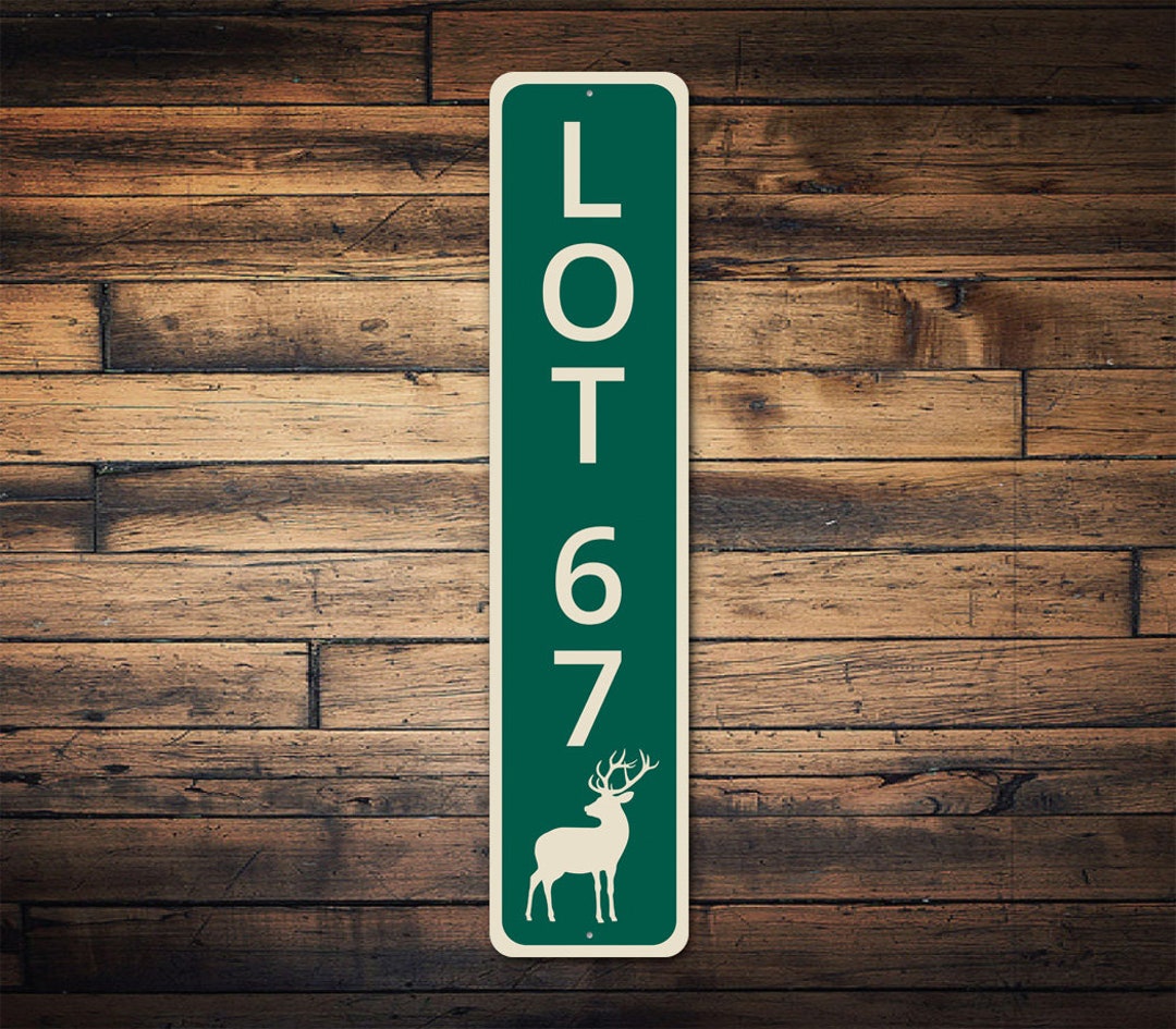 Camp Parking Lot Number Sign, Camping Lot Sign, Camper Number Sign ...
