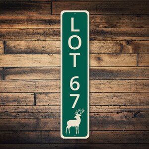 Camp Parking Lot Number Sign, Camping Lot Sign, Camper Number Sign ...