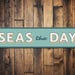 Sea Sign, Seas the Day Decor, Seas the Day Sign, Beach Phrase Sign ...