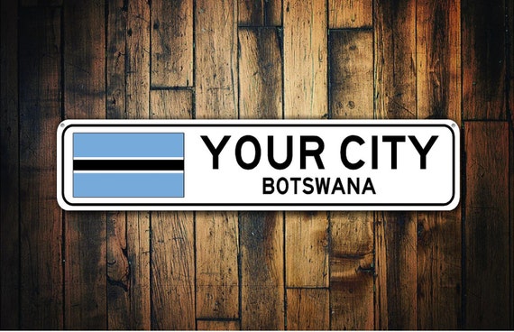 Botswana Flag Sign Botswana Souvenir Botswana Gift Country | Etsy
