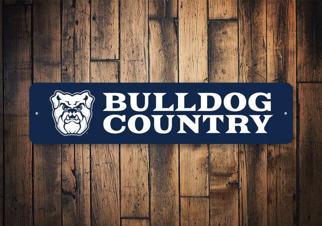 Butler Bulldog Country Sign, Butler Dorm Sign, Bulldog Sign, Butler ...