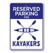 Kayaker Gift, Kayaker Parking Sign, Kayak Lover Gift, Kayak Decor ...