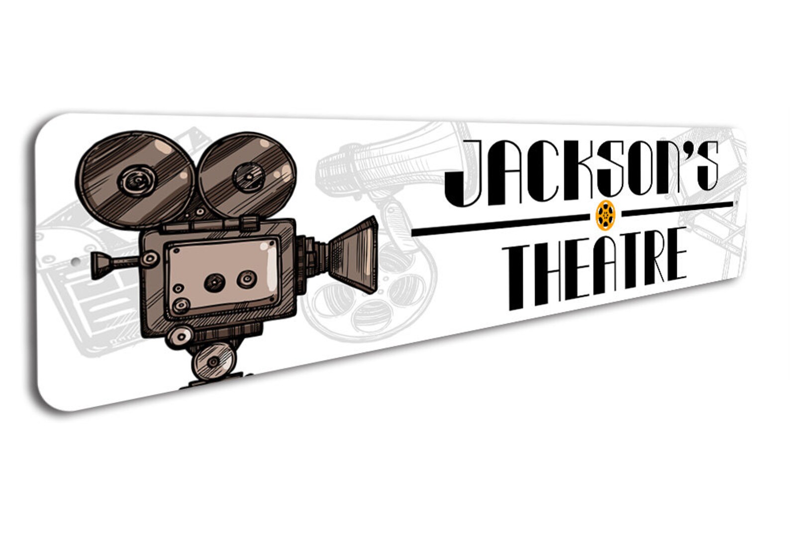 Personal Movie Sign Cinema Theatre Sign Movie Theatre Sign | Etsy