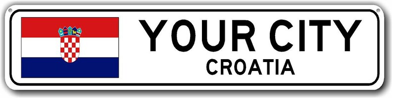 Croatia Flag Sign Croatia Souvenir Croatia Gift Country - Etsy