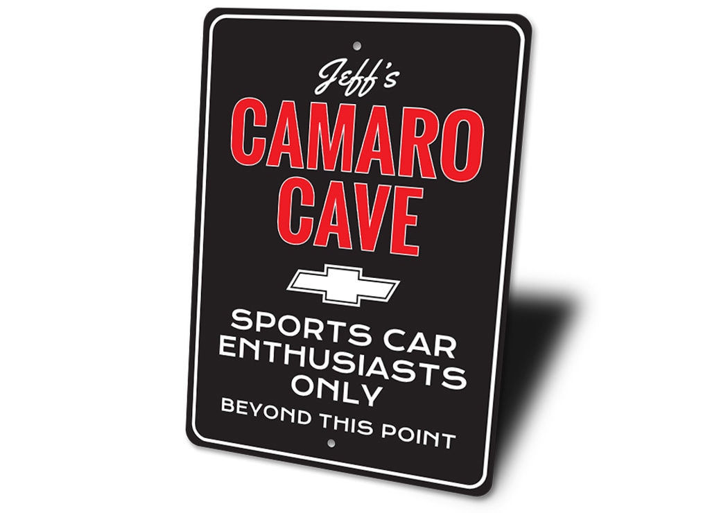 Camaro Cave Camaro Decor Classic Camaro Sign Camaro Garage - Etsy