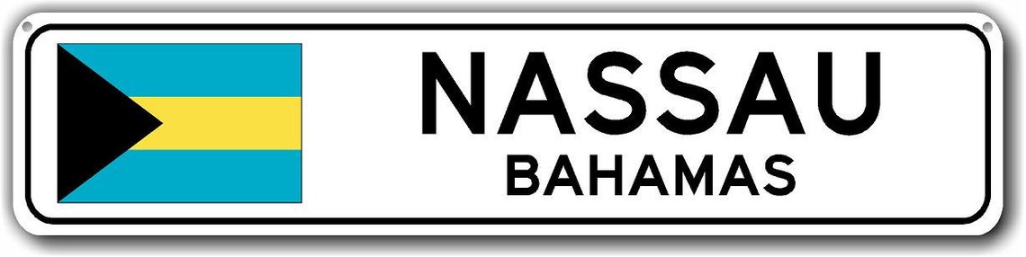 Bahamas Flag Sign Bahamas Souvenir Aruban Gift Souvenir - Etsy