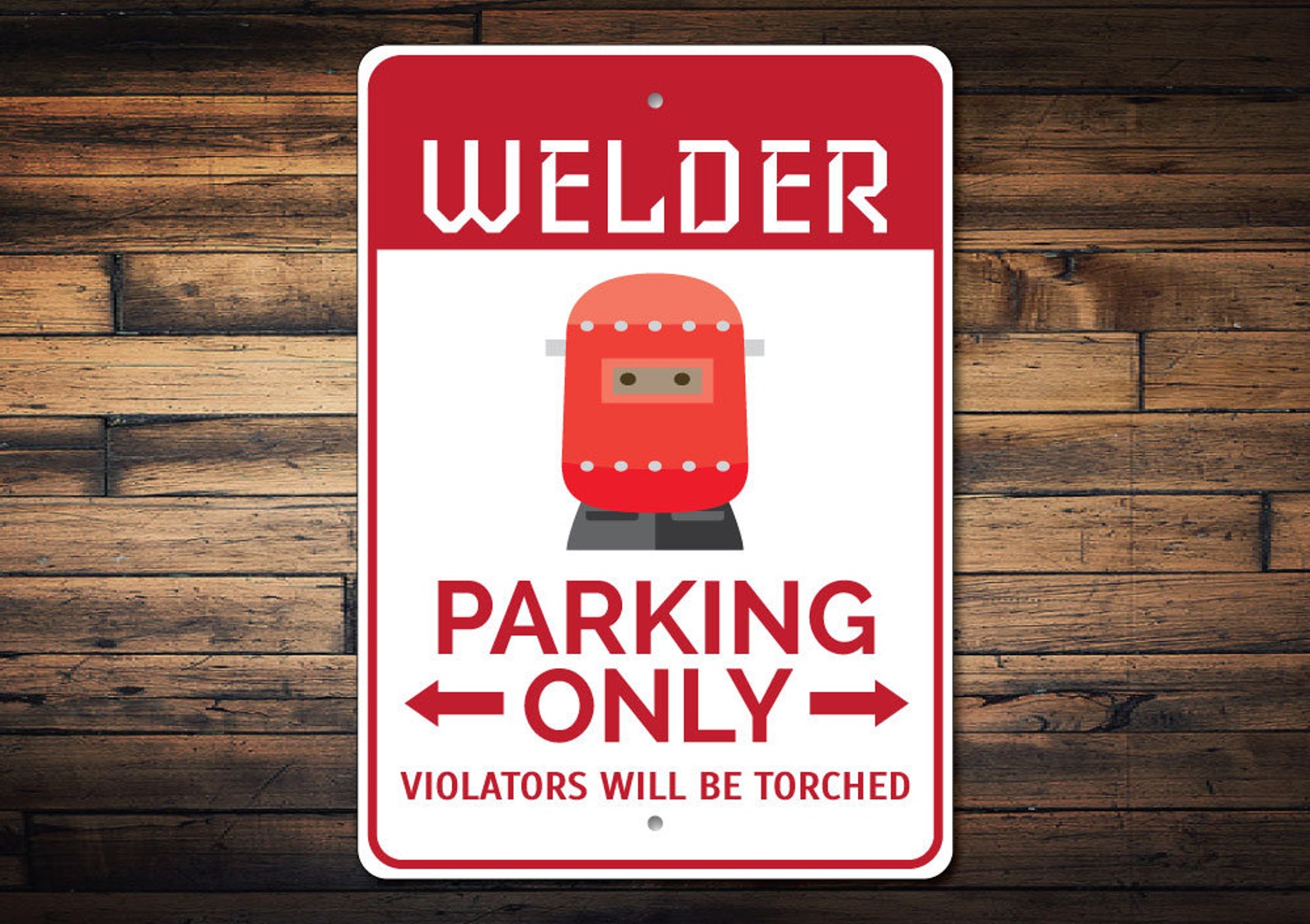 Welder Parking Sign Welder Sign Welder Gift Welder Decor | Etsy