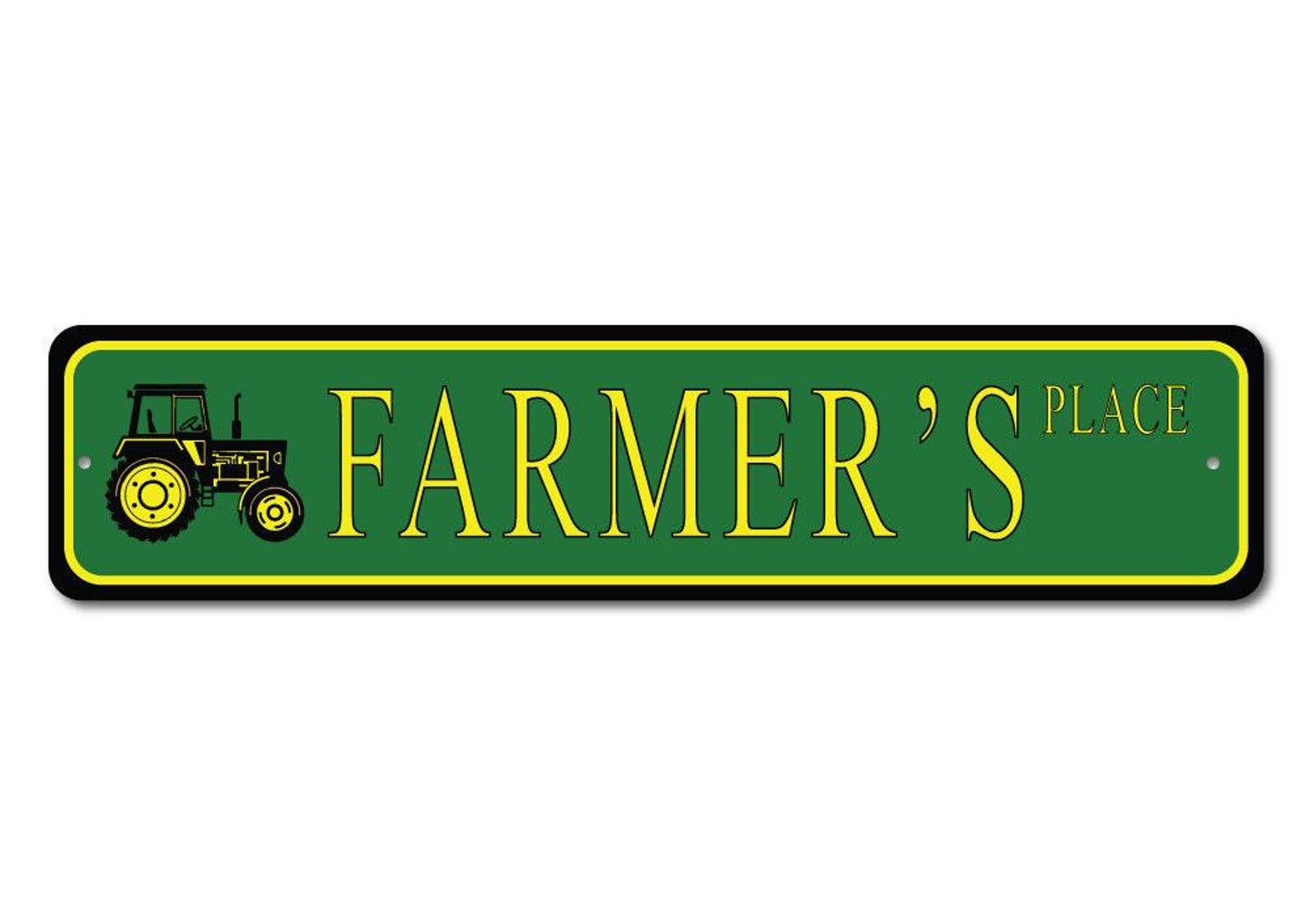 Farmers Place, Farmers Sign, Tractor Farm Sign, Tractor Sign, Farmers ...