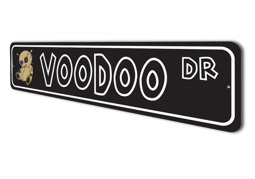 Voodoo Drive, Voodoo Place, Voodoo Sign, Voodoo Decor, Decor for ...