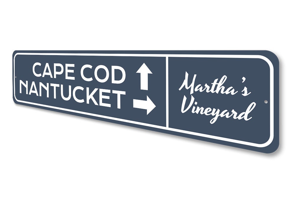 Cape Cod Road Sign Nantucket Road Sign Cape Cod Decorations | Etsy