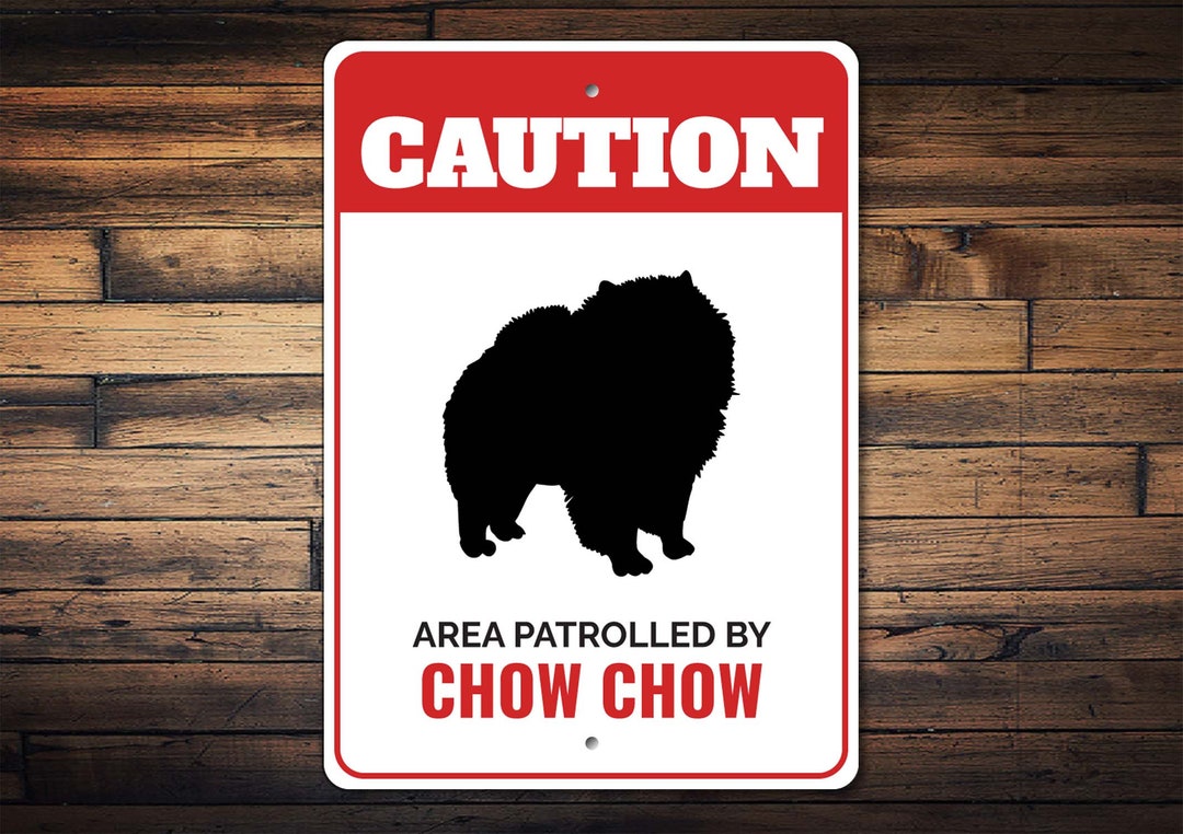 Chow Chow Dog Sign, Gate Dog Sign, Dog Breed Signs, Chow Chow Gifts ...