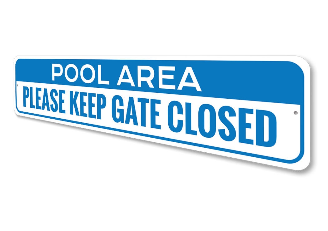 Pool Area Sign Backyard Gate Sign Pool Lover Gift Poolside - Etsy