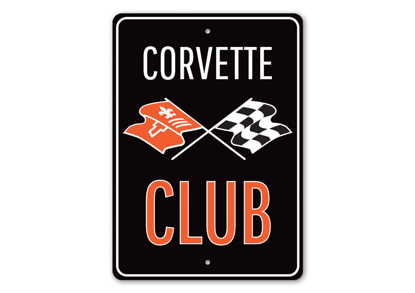 Corvette Owner Club Sign, Corvette Sign, Corvette Lover Decor, Custom ...