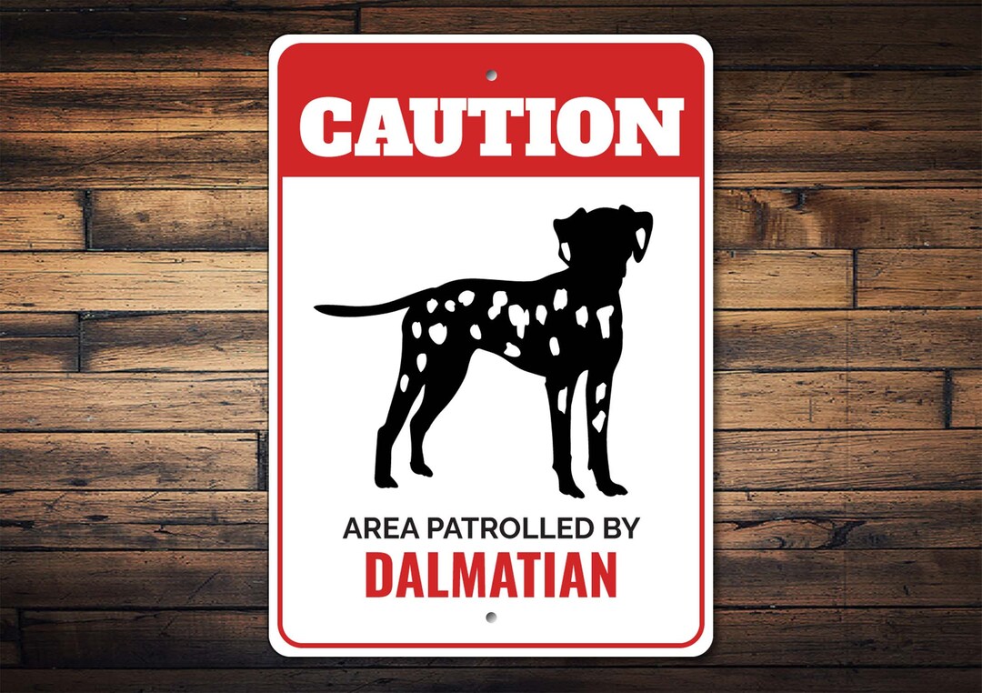 Dalmatian Dog Sign, Gate Dog Sign, Dalmatian Lover, Dog Breed Signs ...