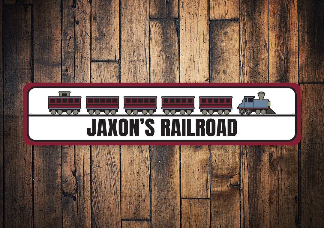 Kid Train Room Sign, Custom Train Room Sign, Train, Train Rooms, Custom ...