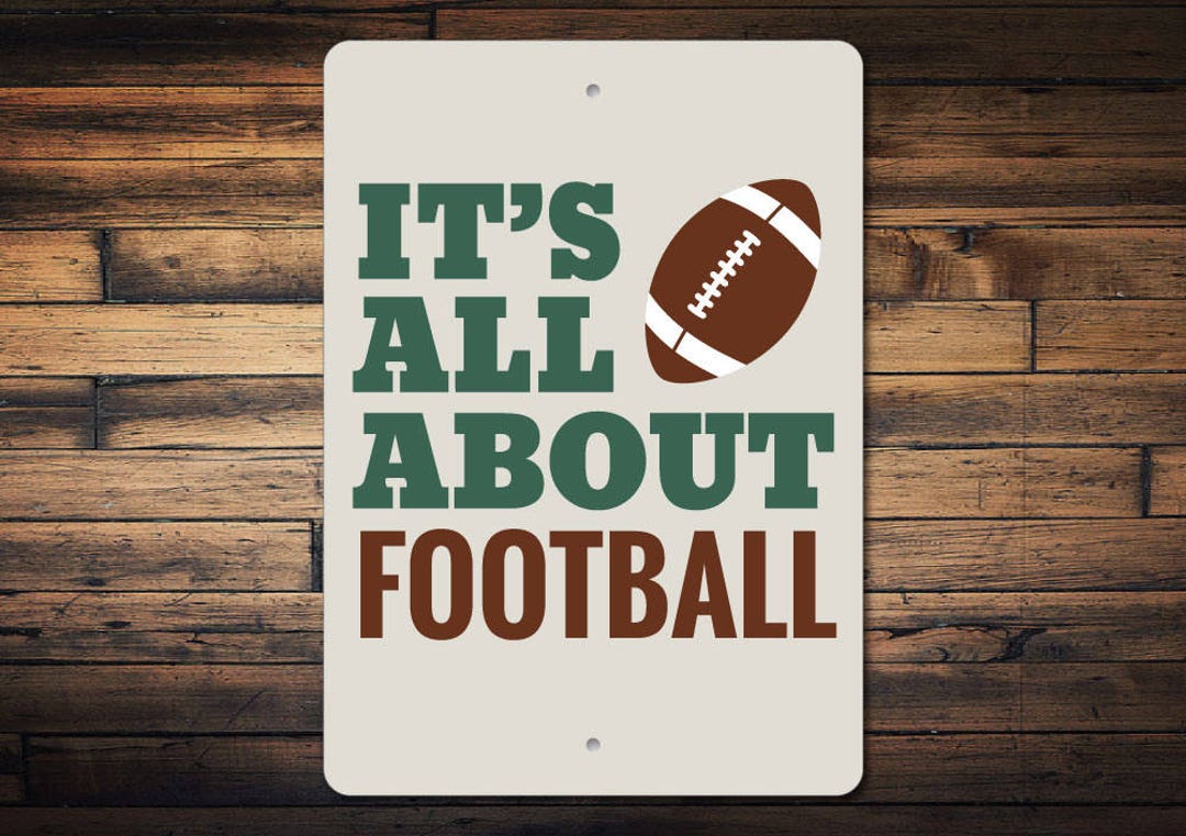 Football Decor, Football Gift, Football Sign, Football Lover Gift, Man ...