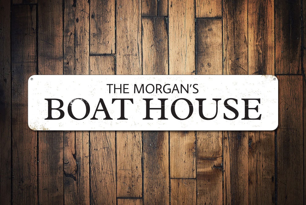 Family Boat House Sign Personalized Family Name Sign Custom - Etsy