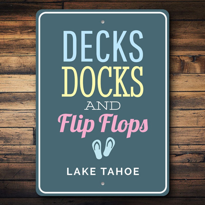 Flip Flops Sign - Etsy