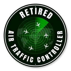 Retired Air Traffic Control Sign, Air Traffic Decor, Aviation Decor ...