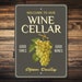 Wine Lover Gift, Wine Cellar Sign, Grapes Decor, Grape Lover Sign ...