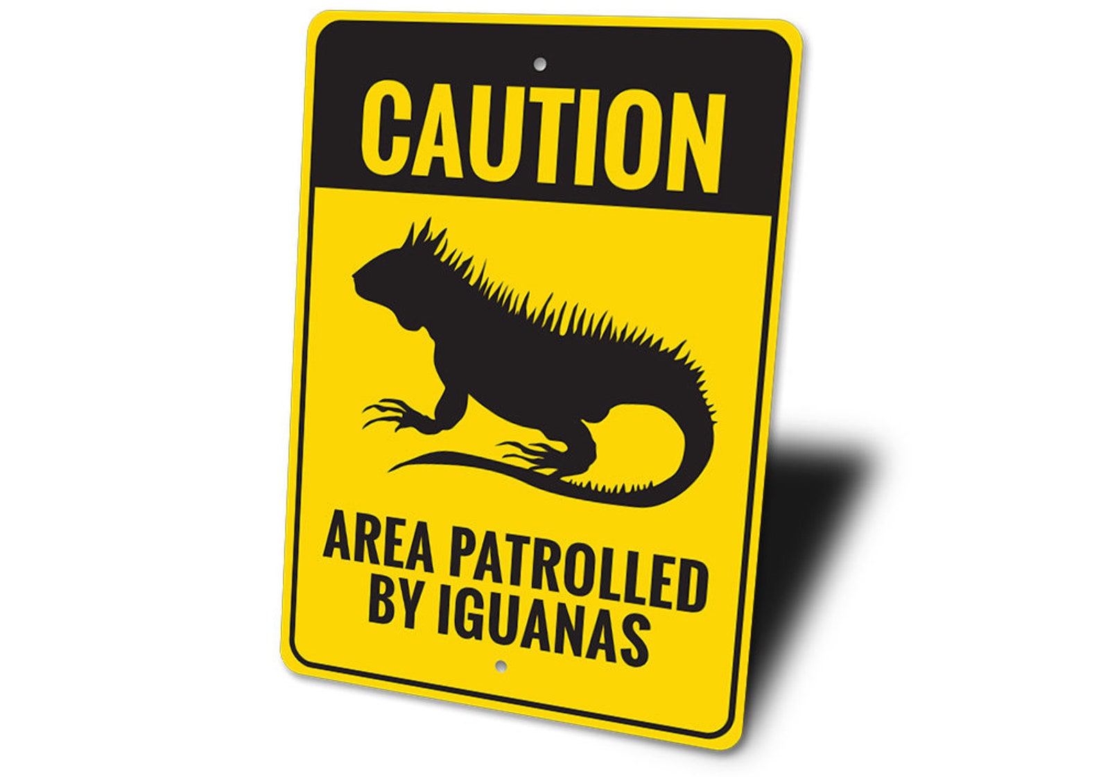 Iguana Patrol Sign Iguana Owner Sign Pet Owner Iguana Pet - Etsy