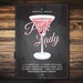 Pink Lady Drink Sign, Pink Lady Drink, Drinking Bar Gift, Bar Drink ...