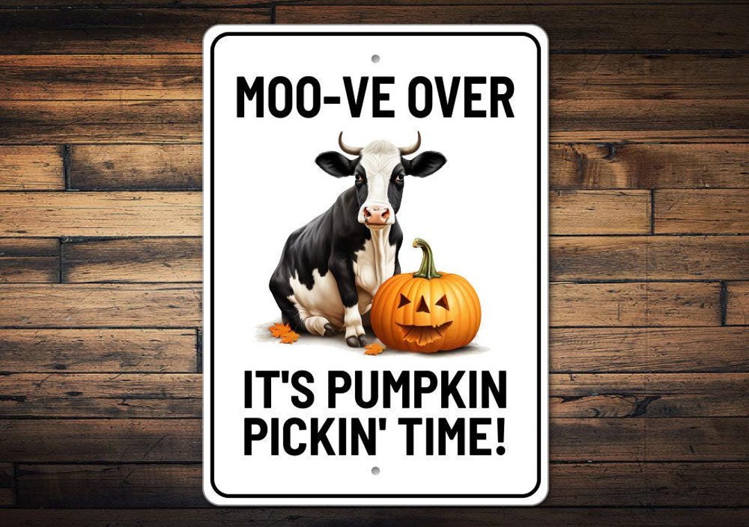 Pumpkin Harvesting Humor Sign, Funny Fall Decor, Pumpkin Picking Sign ...
