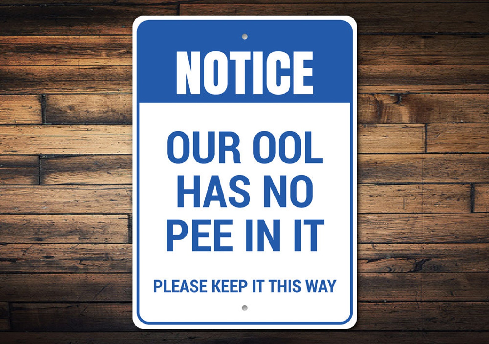 Notice Pool Sign Dont Pee in Pool Do Not Pee Sign Please - Etsy