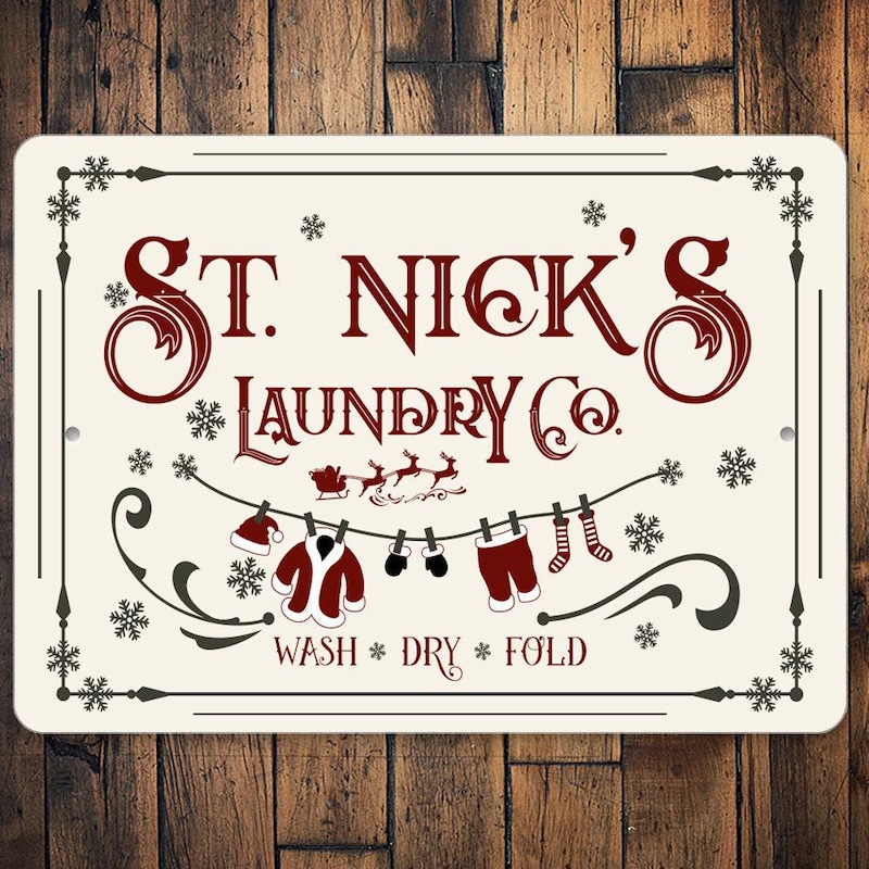 Christmas Holiday Laundry - Etsy