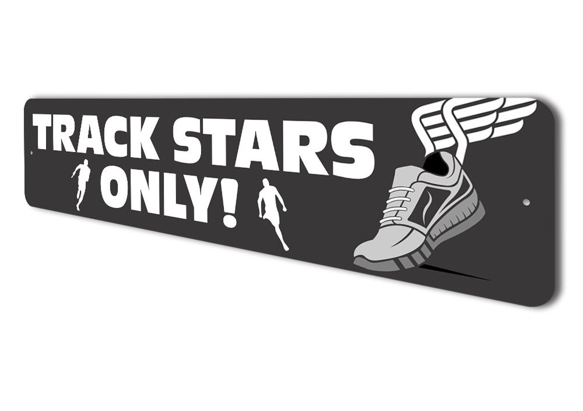 Track Stars Only Sign Track Star Sign Running Track Sign - Etsy