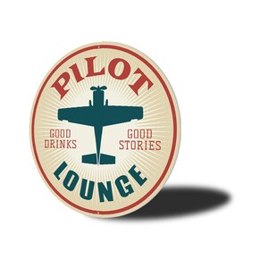 Pilot Lounge Sign, Aviation Lounge, Airport Hangout Sign, Terminal ...