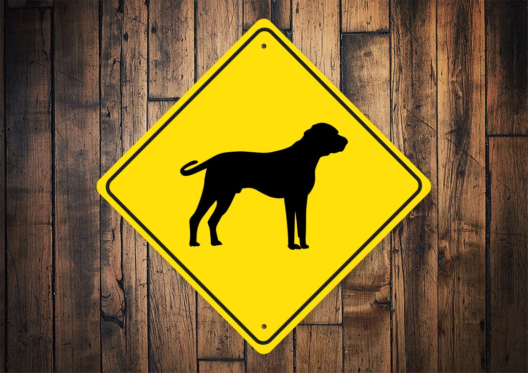 Black Mouth Cur Sign, Black Mouth Cur, Cur Sign, Family Dog Gift ...