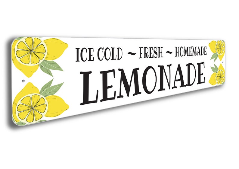 Ice Cold Lemonade Sign Lemonade Sign Fresh Lemonade - Etsy