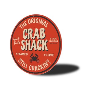 Crab Shack Sign, Beach Crab Shack, Sill Crackin Sign, Crab Claws, Sign ...