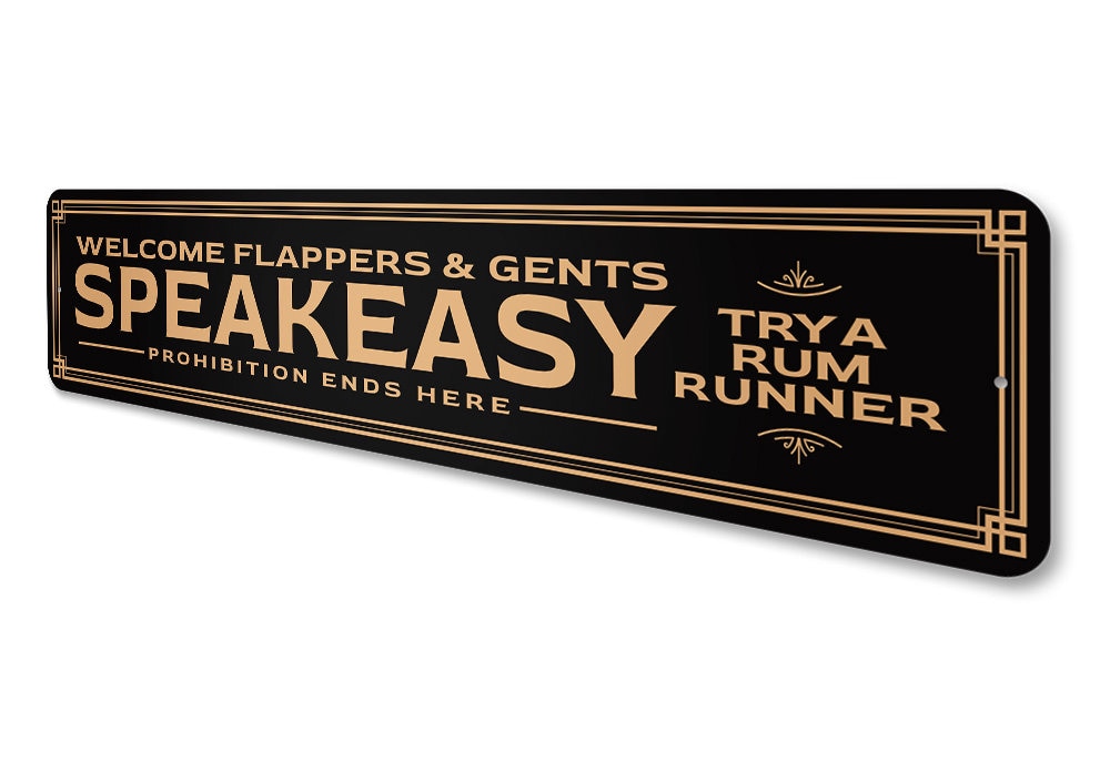 Speakeasy Rum Runner Rum Runner Bootlegger Sign Bootlegger - Etsy